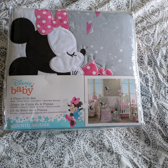Disney | Other | Disney Baby Minnie Mouse Crib Set | Poshmark